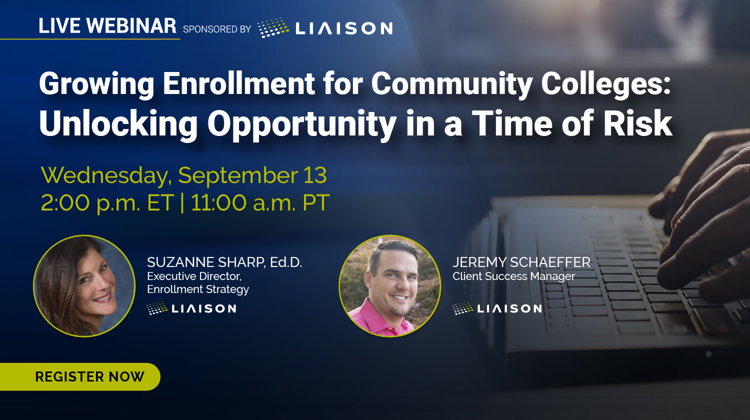 Register Now! Growing Enrollment for Community Colleges Webinar