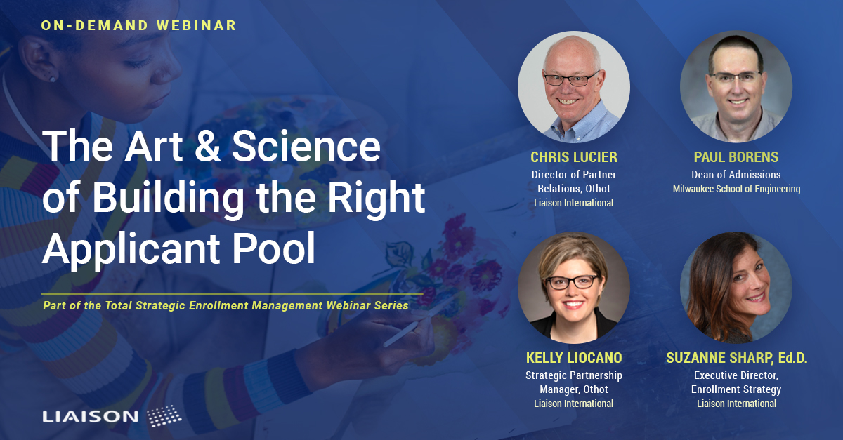 The Art & Science of Building the Right Applicant Pool | Total Enrollment
